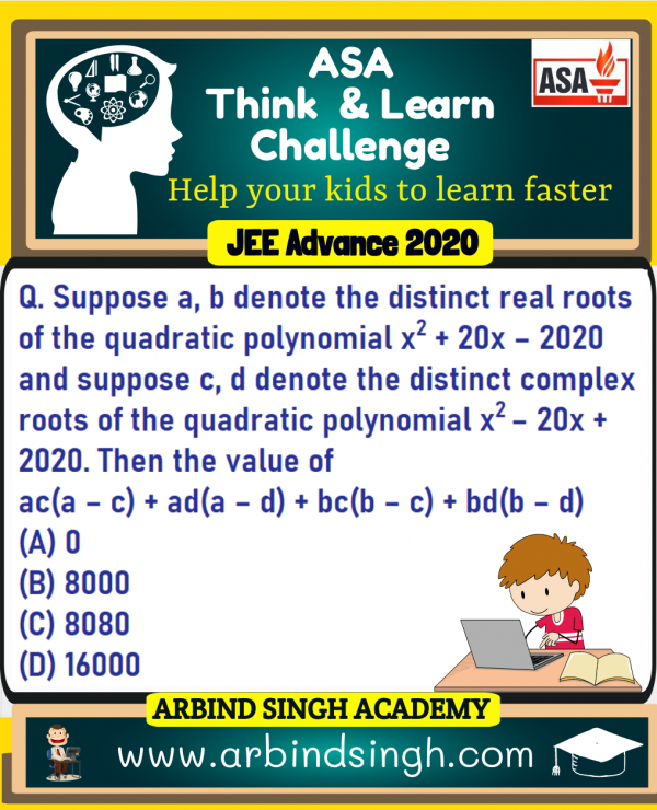 JEE advanced 2020 paper solution – arbindsingh.com